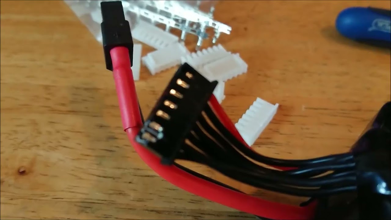 JST XH balance lead connector easy quick replacement - YouTube