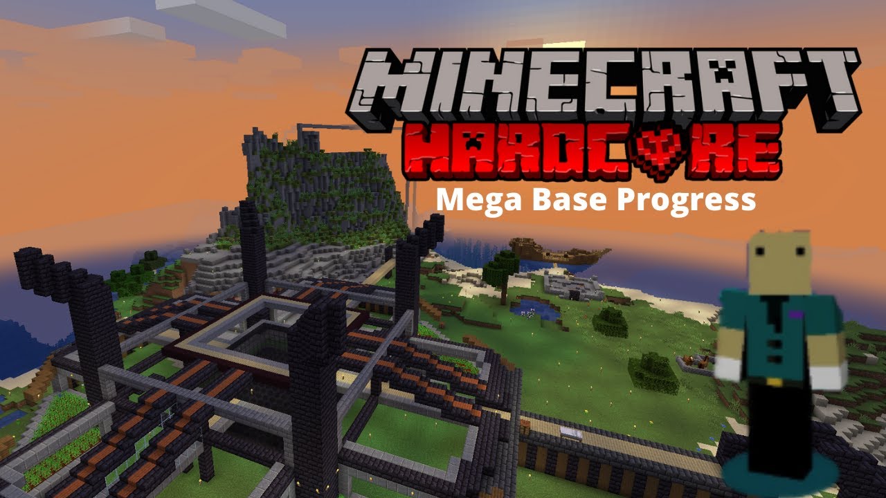 Mountain, and Mega Base Progress (Minecraft Hardcore Ep 5) - YouTube