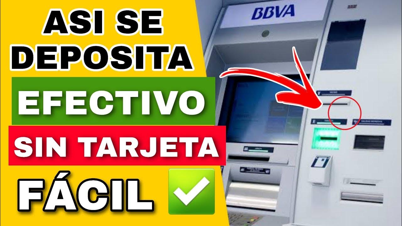 Como hacer depósitos en cajero automático BBVA paso a paso 💰 ️ - YouTube