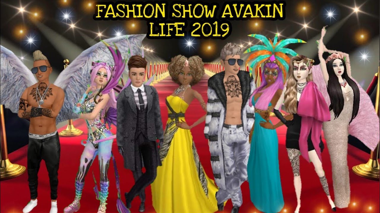 FASHION SHOW AVAKIN LIFE 2019|PASARELA | Avakin life 2019 - YouTube