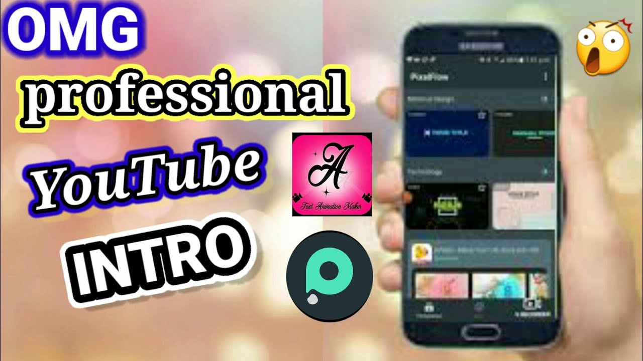 TOP 2 INTRO MAKER APPS FOR ANDROID 2020 | professional YouTube intro | intro app | APPS ZONE ...