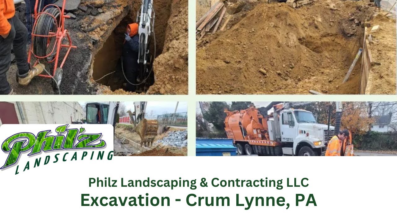 Excavation in Crum Lynne, PA | Philz Landscaping & Contracting LLC ...