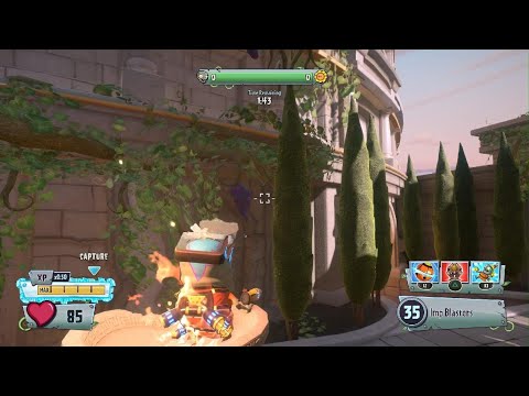 Plants vs Zombies GW2 how to collect golden gnome in rome. - YouTube