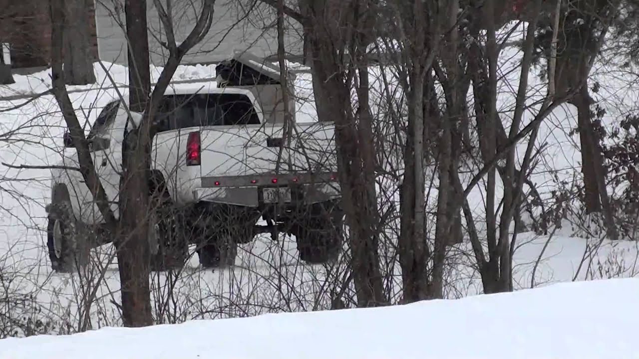 Tyler playing in the snow - YouTube