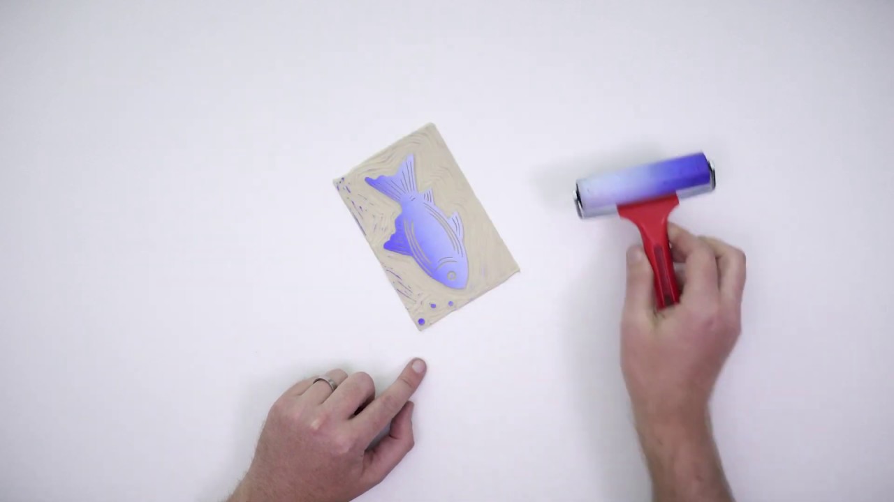 Essdee Lino Soft Cut Printmakers' Carving Blocks - YouTube