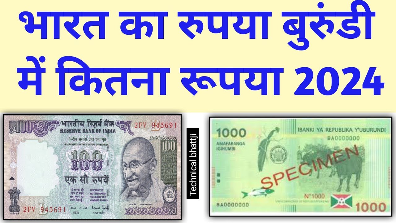 one India Rupees in Burundian Franc Currency Exchange Rate Toady 2024 ...
