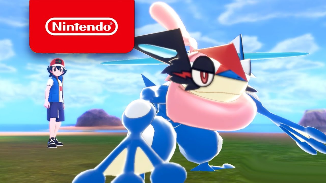 Greninja Ash Form in Pokemon on Nintendo Switch - YouTube