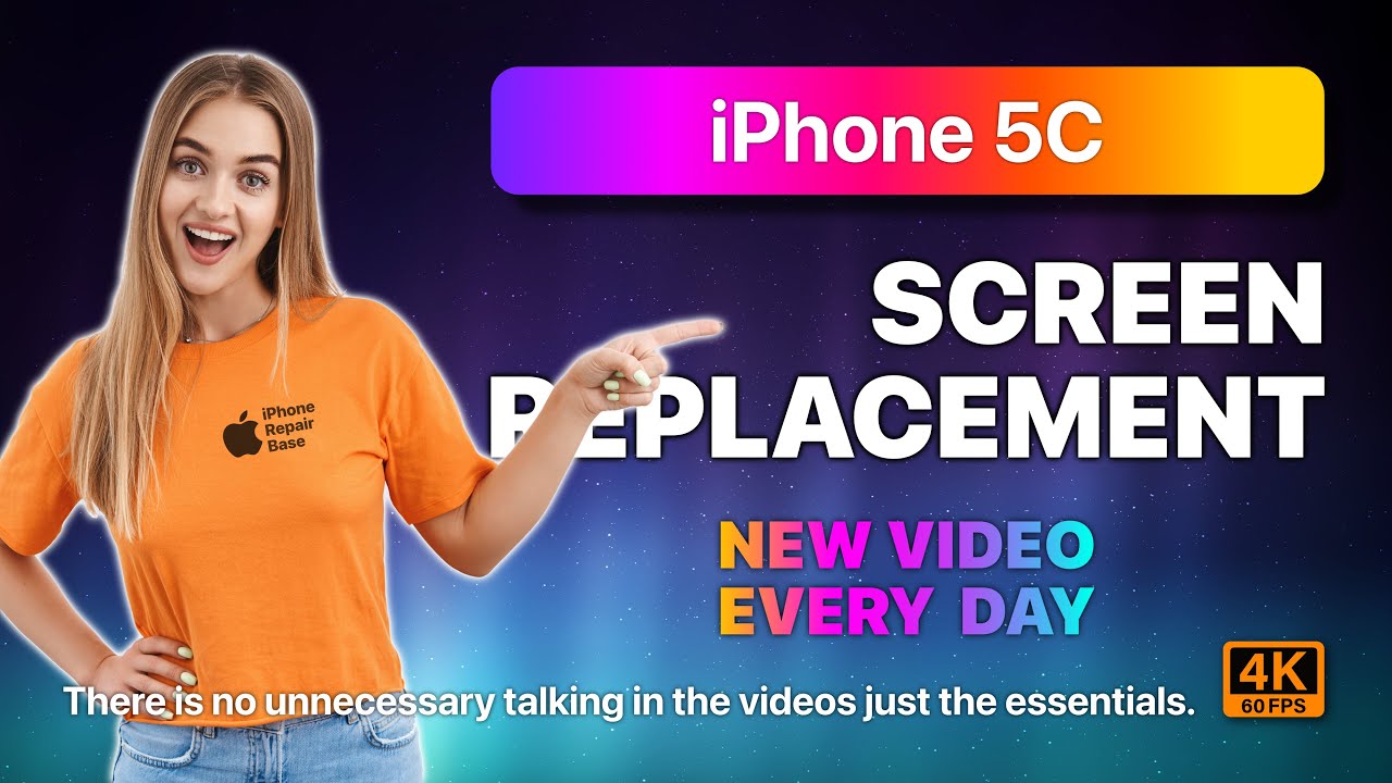 iPhone 5C screen replacement | Broken screen repair guide | How to ...