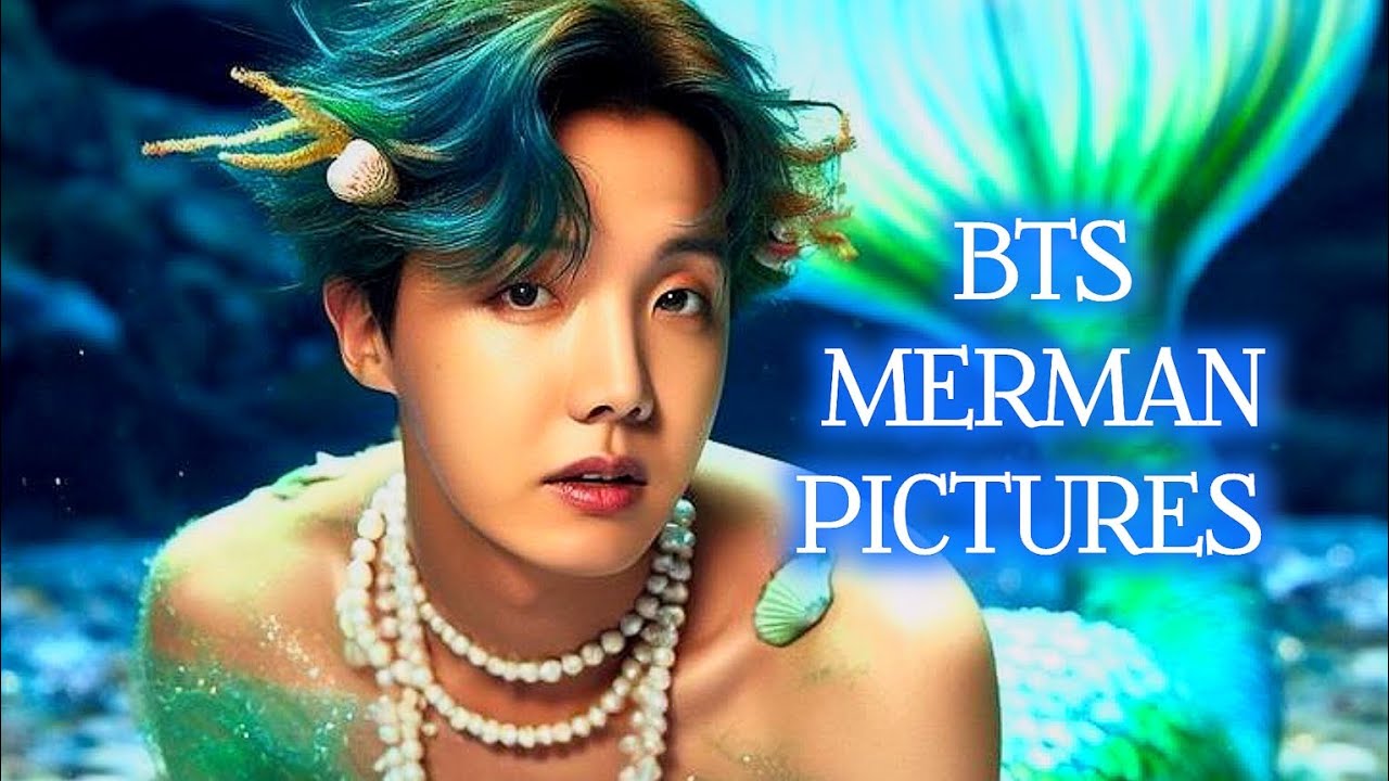 BTS Merman Pictures 🧜 ️ || K-pop Fan MV 💜💜 - YouTube