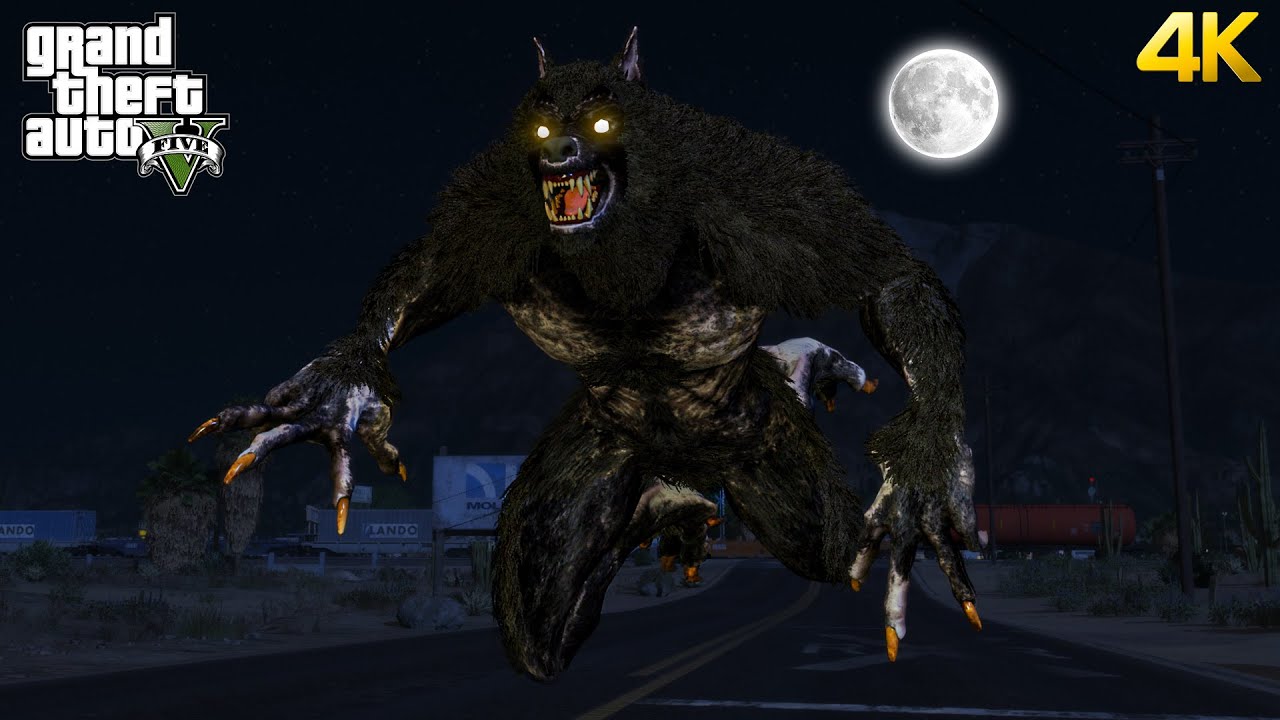 GTA 5 - Becoming a WEREWOLF Mod - YouTube