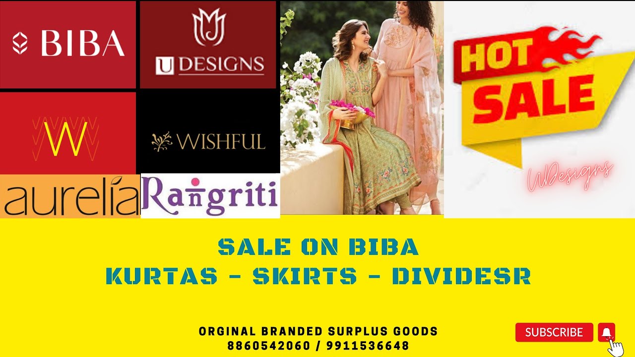 BIBA SALE - BIBA KURTA SET HAUL - BIBA PALAZZOS - BIBA PANTS - BIBA ...