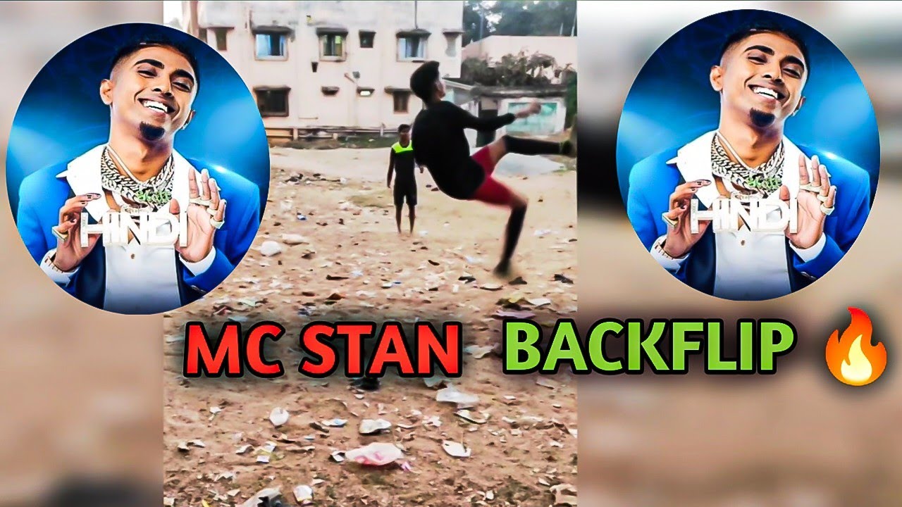 Mc Stan Backflip In Park 🔥 | Mc stan Playing Football ⚽ - YouTube