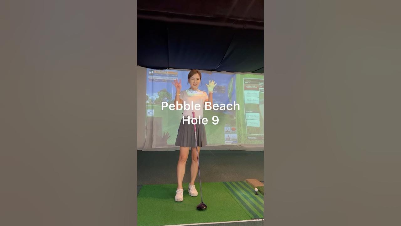 같이 가요!Let’s go pebble beach hole 9#screengolf⛳ #golflife #indoorgolf #golfswing #golfwear #golf ...