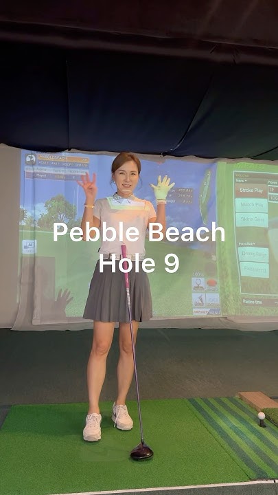 같이 가요!Let’s go pebble beach hole 9#screengolf⛳ #golflife #indoorgolf #golfswing #golfwear #golf ...