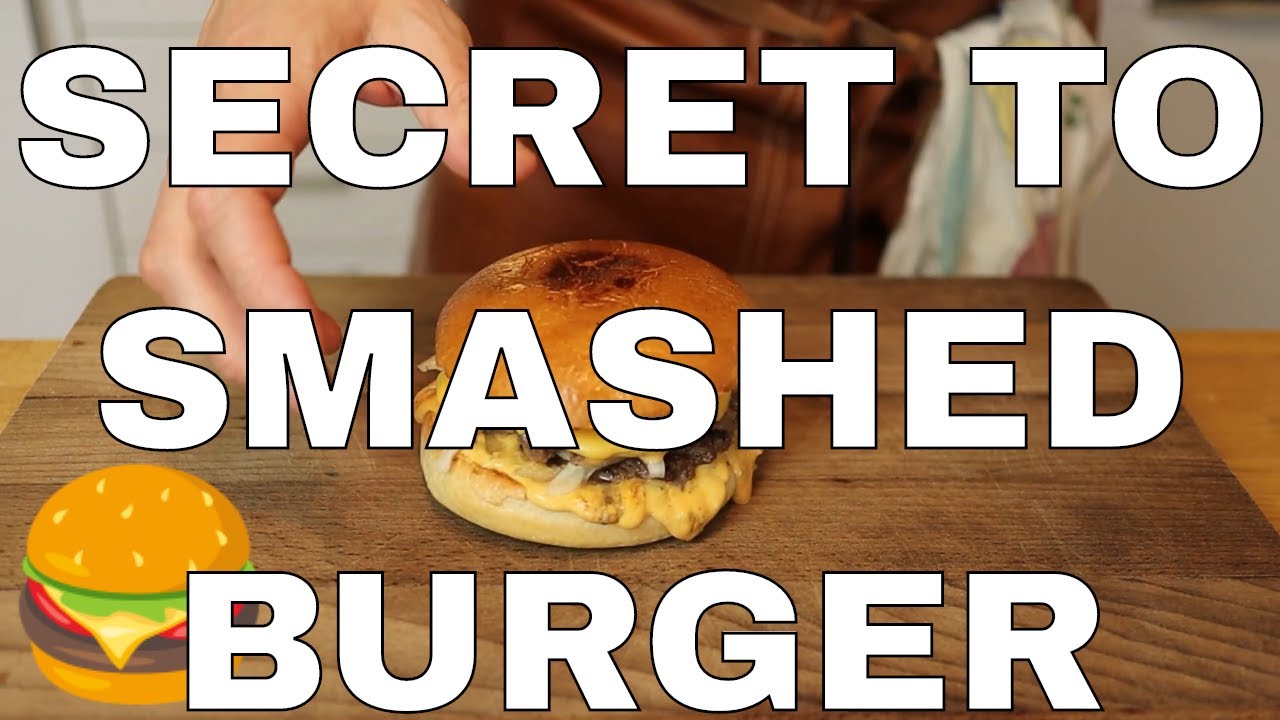 SMASHED BURGERS AT HOME - Smash Burger Technique - YouTube