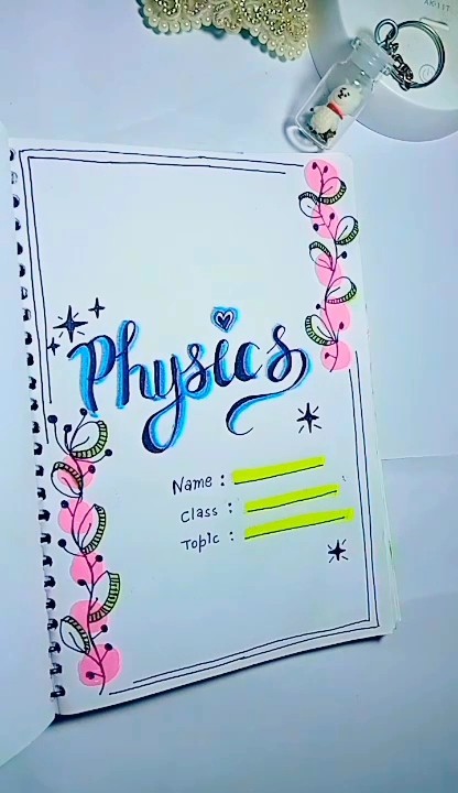 how to make easy front page designs for file and project| more than 10 ...