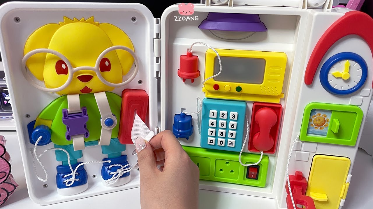 TOY asmr 🧸 Big Fidget Board Toy ASMR Satisfying 피젯보드 피젯토이 언박싱 중국장난감 ...