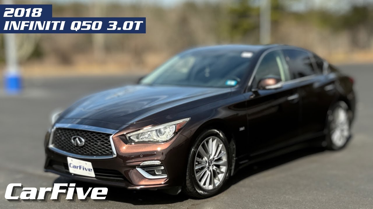 CarFive - Mocha Almond 2018 INFINITI Q50 3.0t LUXE Sedan - AWD ...