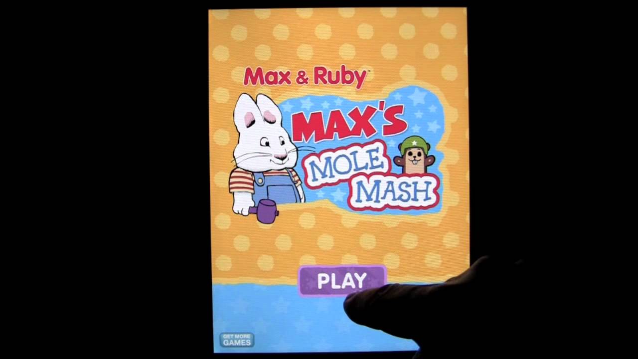 Max & Ruby: Max's Mole Mash iPad App Demo - CrazyMikesapps - YouTube
