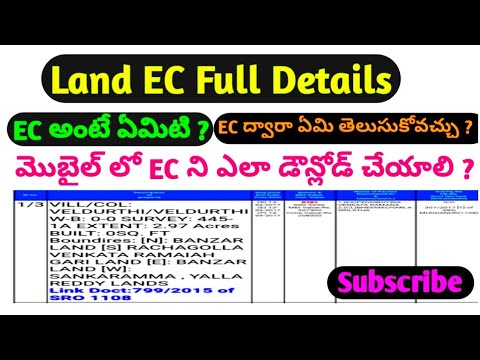 EC Full Details || AP Farmer - YouTube