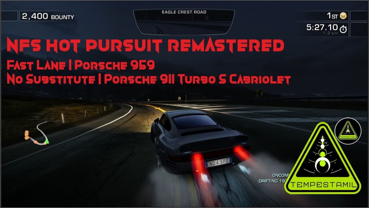 NFS Hot Pursuit Remastered | Fast Lane | No Substitute | VishnuXcaliber ...