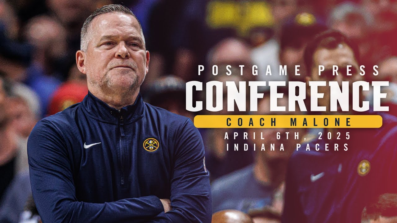 Coach Malone Full Postgame Press Conference vs. Pacers 🎙 | 4/6/25 - YouTube