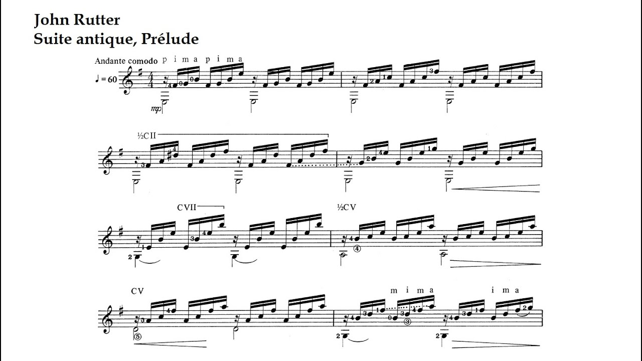 John Rutter. Suite Antique, Prélude - YouTube