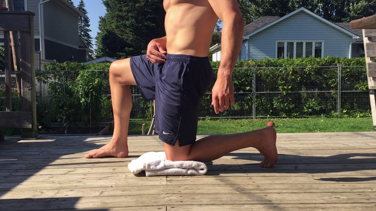 Hip extension mobility work - YouTube