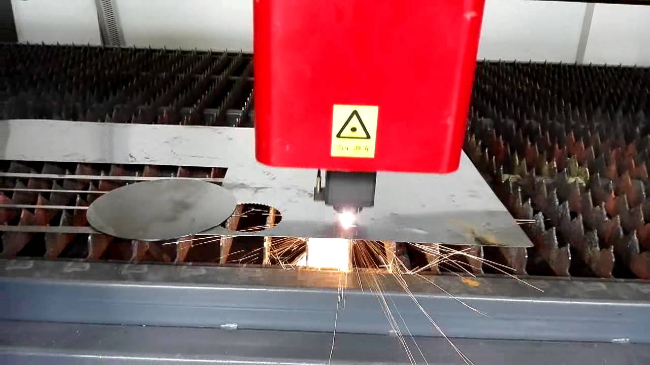 2000W trumpf disk laser cut 2mm stainless (JLMA3015-Qiaolian) - YouTube