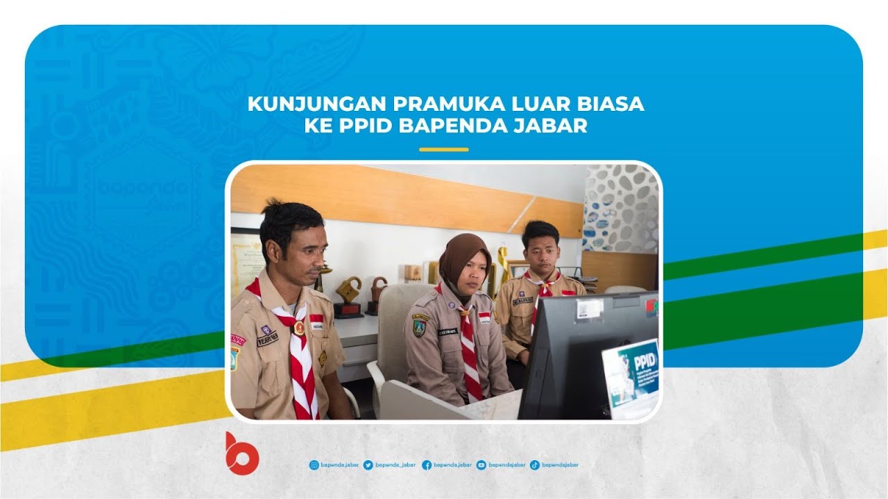 PPID Bapenda Jabar menerima Tamu dari Pramuka Luar Biasa Tuna Rungu Indonesia - YouTube