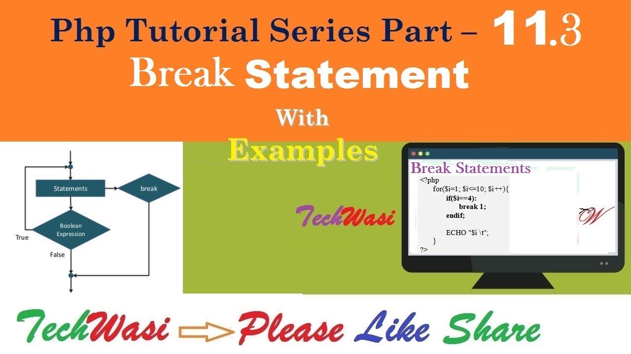 Break Statements In Php YouTube Break Statements In Php YouTube