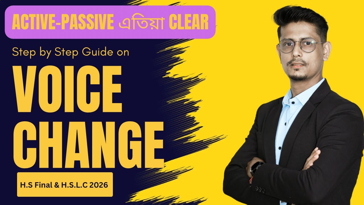 Voice Change for Class 12 & 10 || All Rules with Questions in Assamese ...