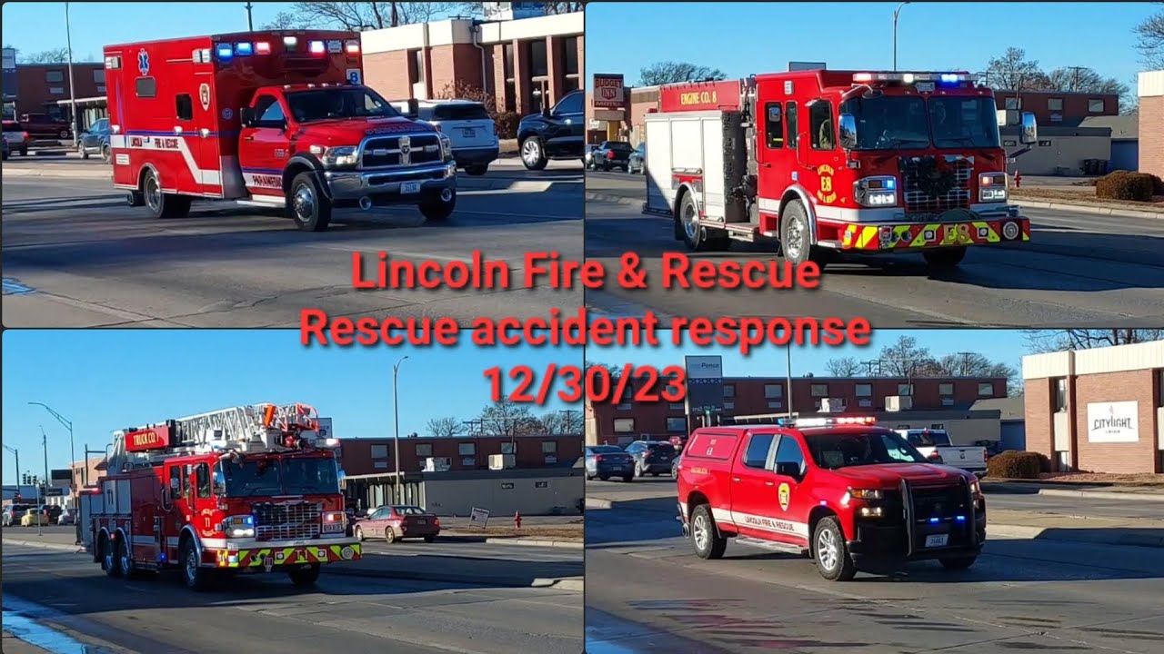 Lincoln Fire & Rescue Delta Rescue alarm accident response (Ft. New ...