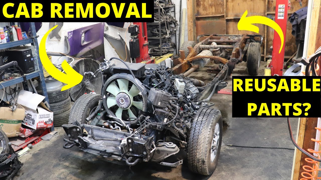BURNT 2021 SILVERADO 2500 CAB/BED REMOVAL INTERIOR CLEAN UP PART 3 ...