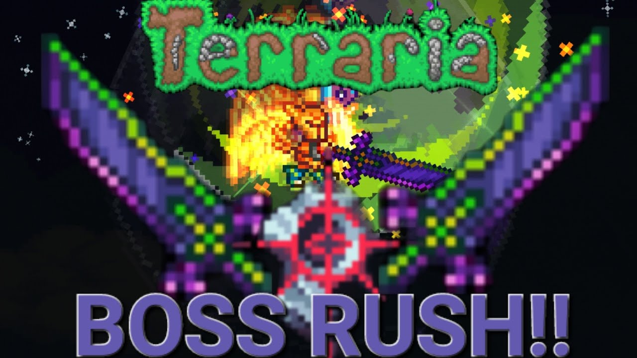 Terraria: Boss Rush vs True Night's Edge! Vanilla Edition - YouTube