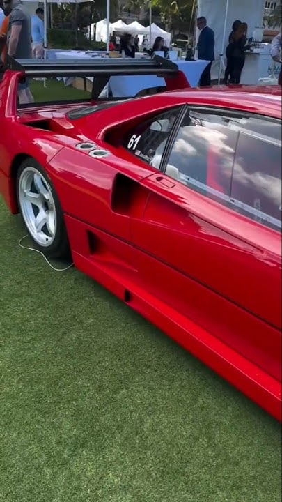 Ferrari F40 in Motorcar Cavalcade 🔥 - YouTube