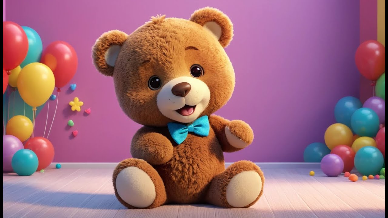 Teddy Bear, Teddy Bear | Fun Action Song for Kids | Nursery Rhymes ...