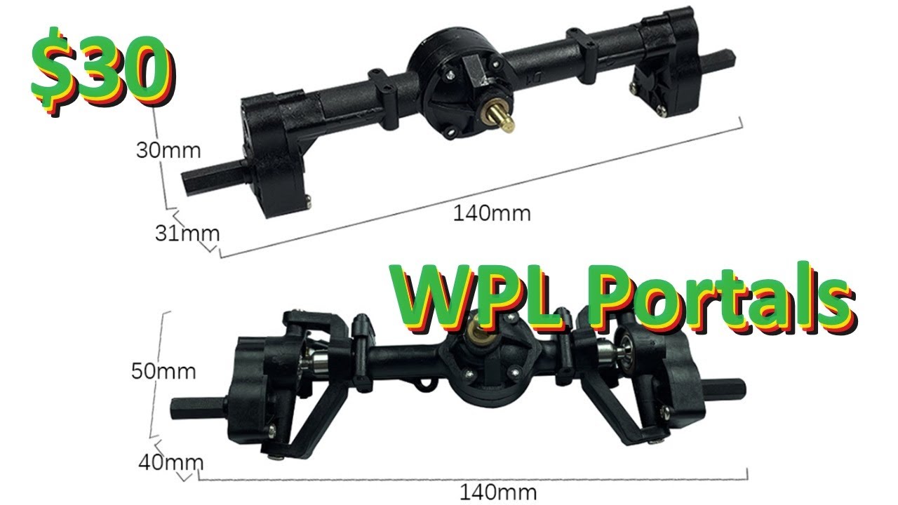 WPL Portal Axles Review and Update - YouTube