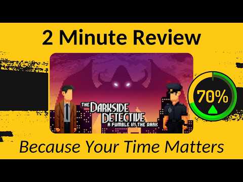 The Darkside Detective: A Fumble in the Dark - Two Minute Review!
