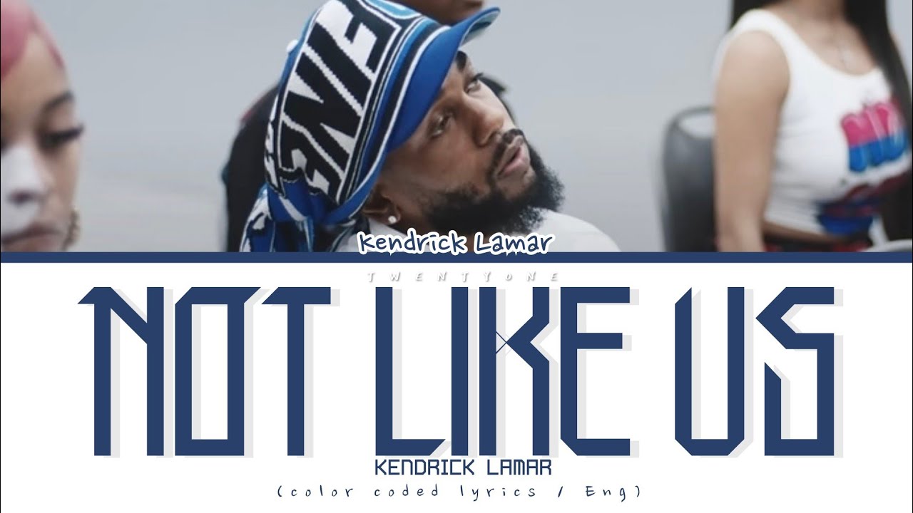 Kendrick Lamar 'NOT LIKE US' Lyrics | (Color Coded Lyrics) - YouTube