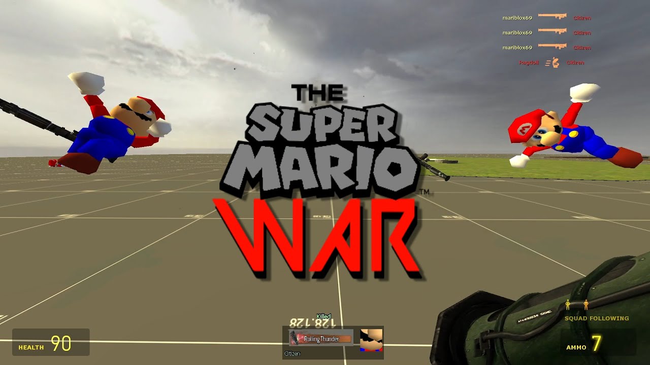 GMOD: THE SUPER MARIO WAR - YouTube
