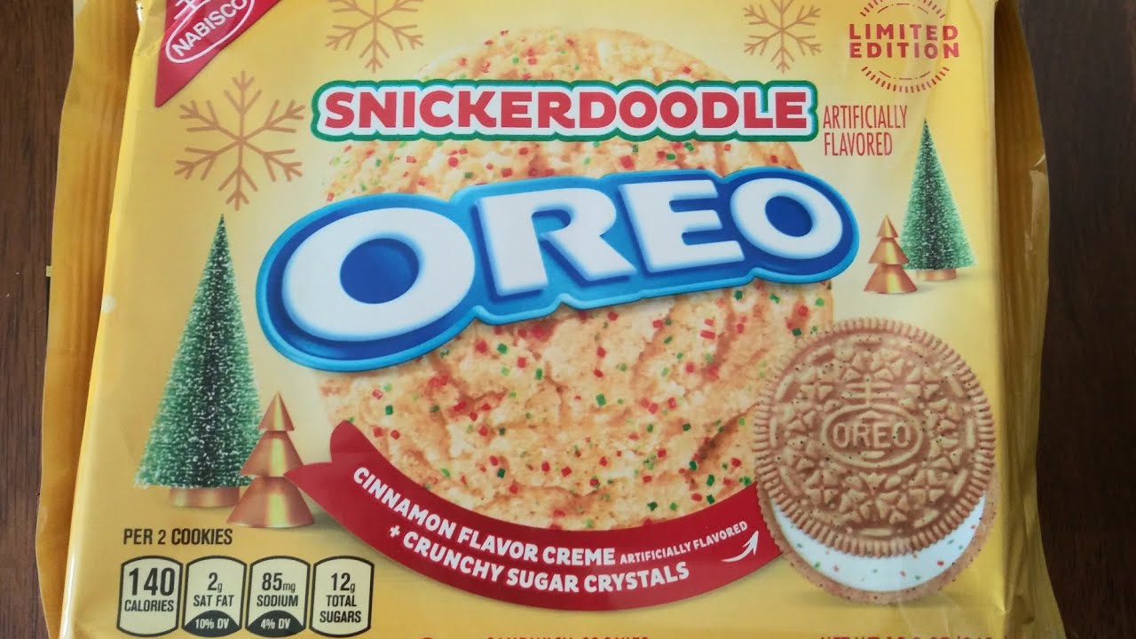 Snickerdoodle Oreo Review - YouTube