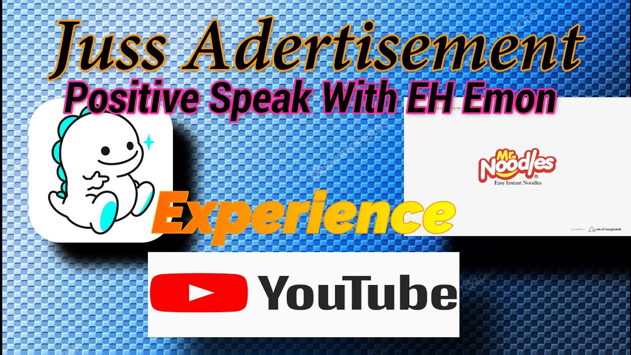 Juss Advertisement | জুস বিজ্ঞাপন | Advertisement Experience | Positive Speak With EH Emon - YouTube