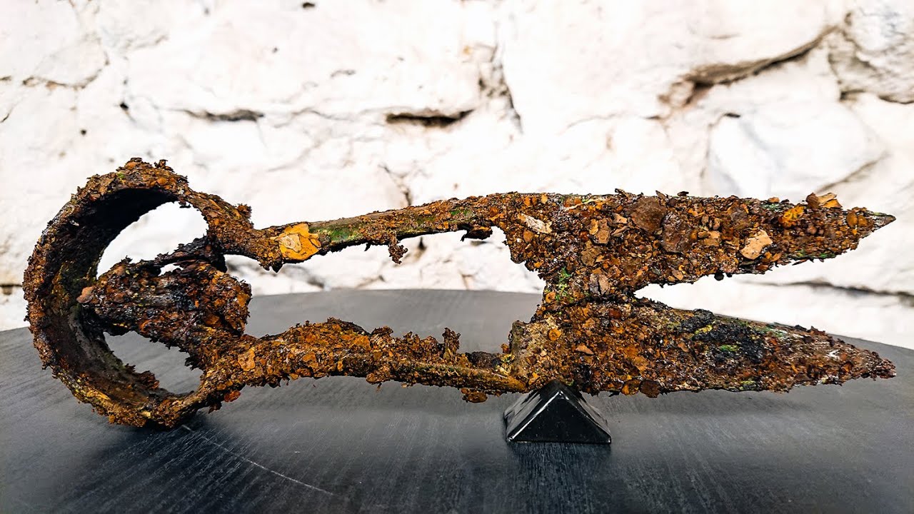 100 year old scissors restoration! What will they become? - YouTube