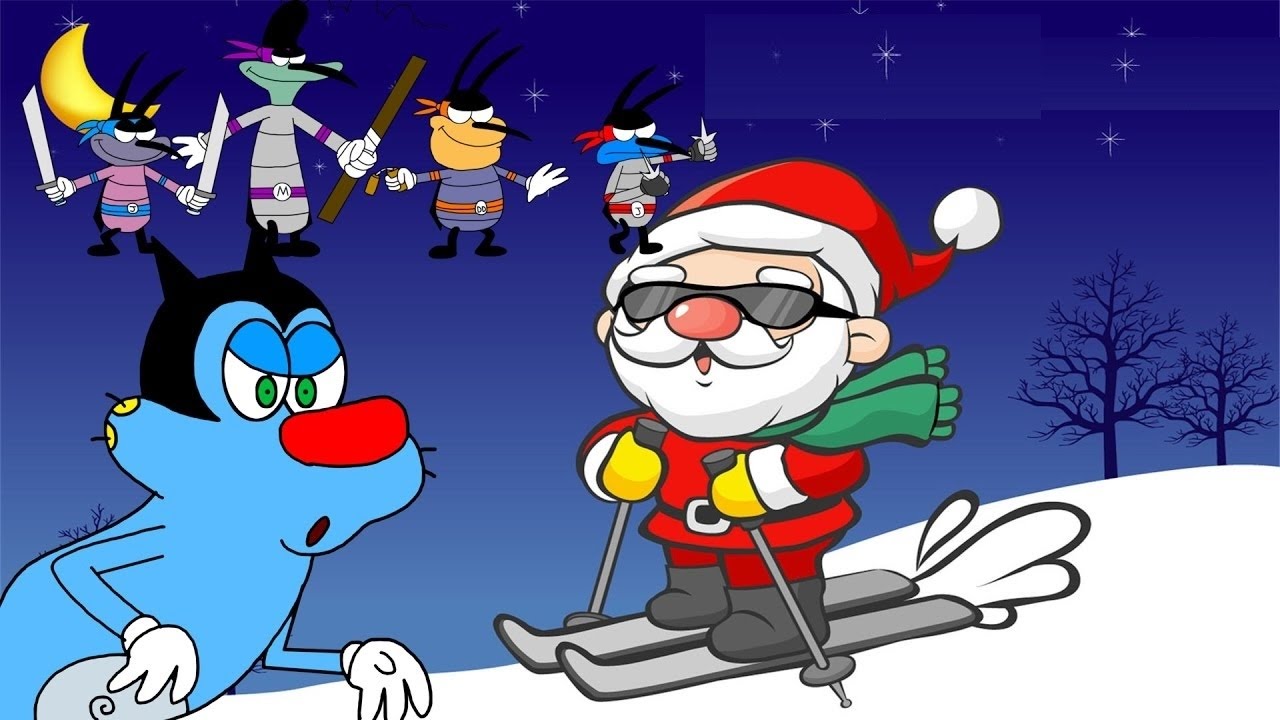 Oggy and the Cockroaches 2016 Merry Christmas and Happy New Year ...