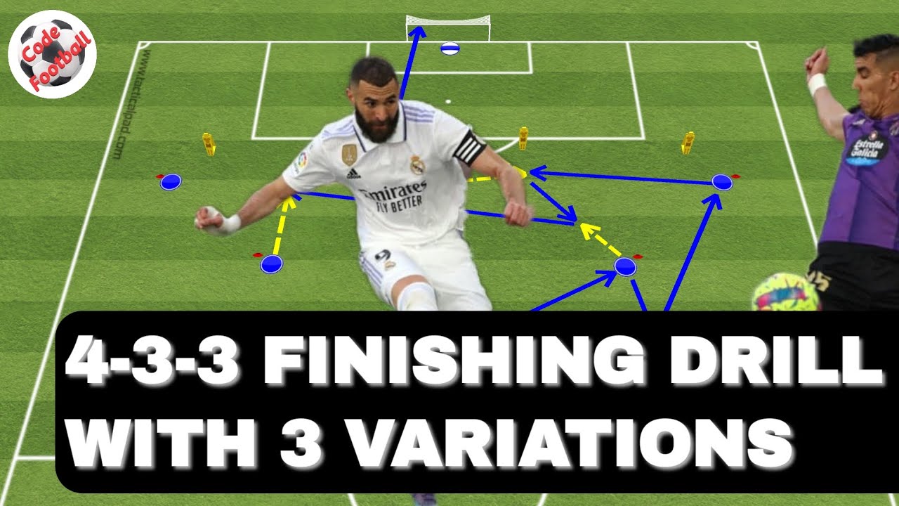 4-3-3 finishing exercise with 3 variations! - YouTube