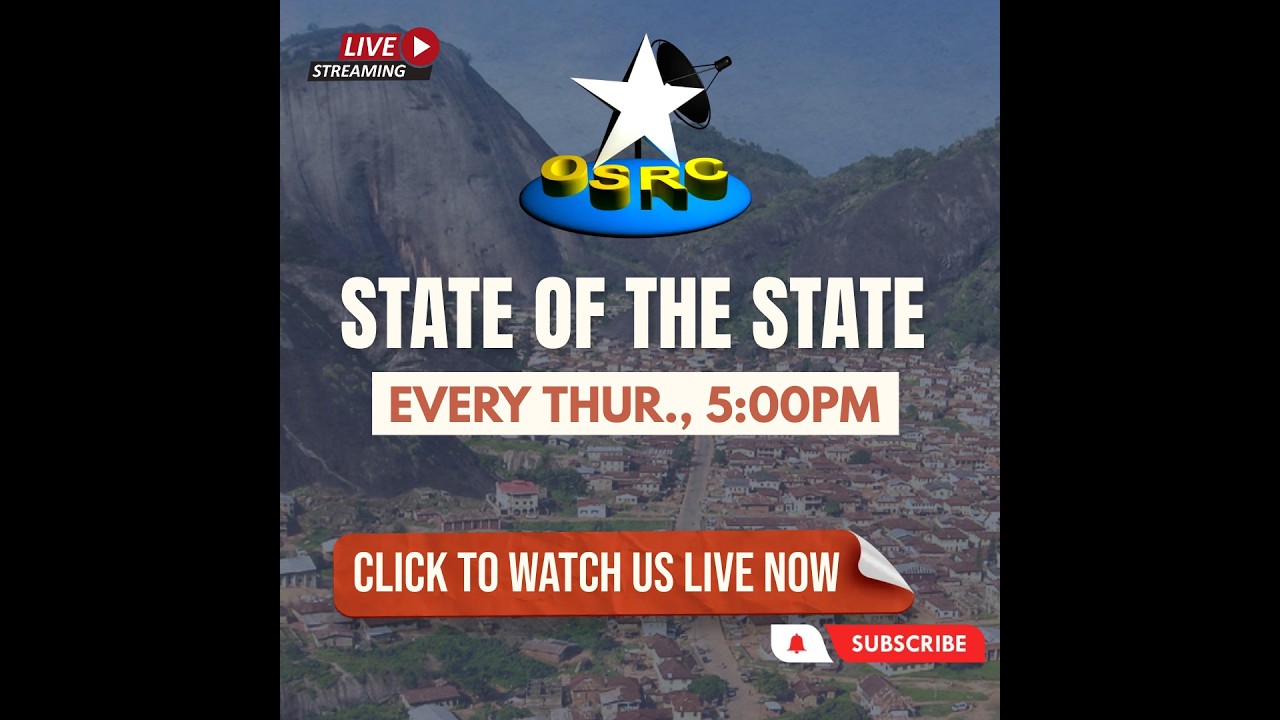 OSRC TV || STATE OF THE STATE || 12TH MARCH 2026 || (LIVE) - YouTube