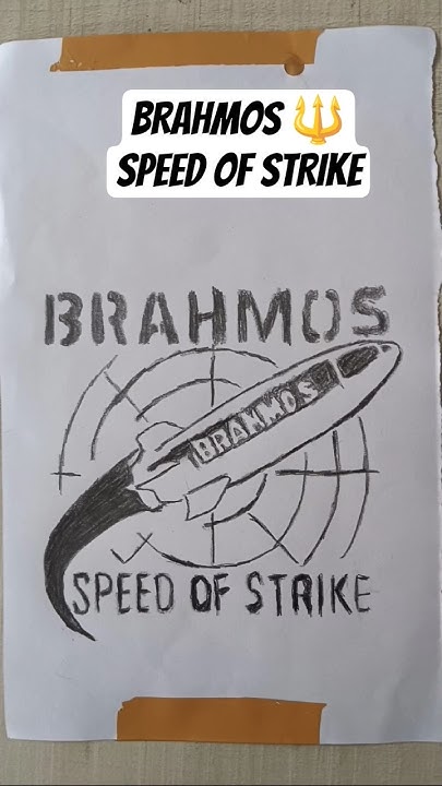 BRAHMOS SPEED OF STRIKE 🚀 Operation Sindoor Drawing #drawing #art # ...