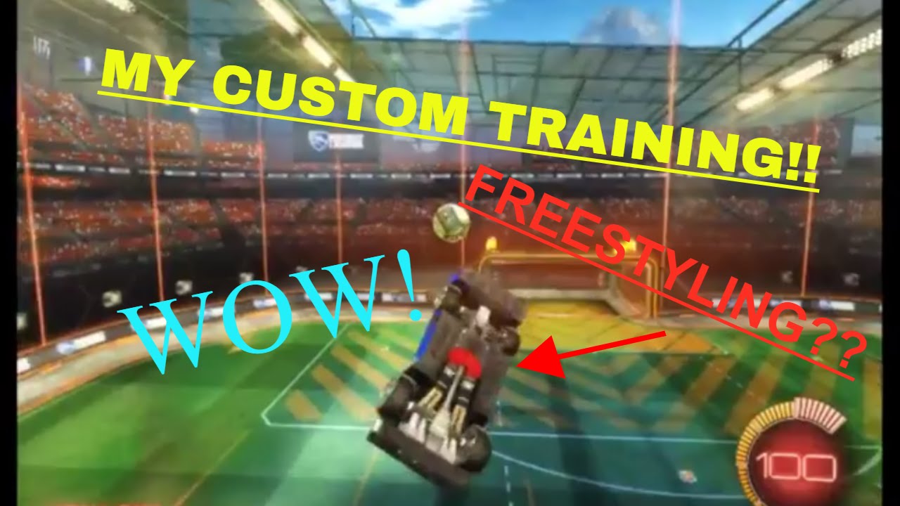 DOING MY CUSTOM TRAINING!! | Rocket League | MasterMind 2.0 - YouTube
