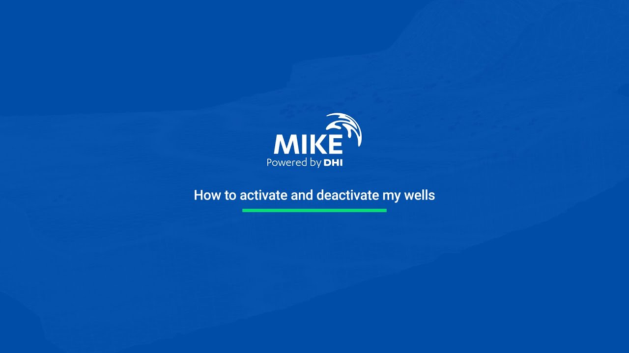 FEFLOW | How to activate and deactivate my wells - YouTube